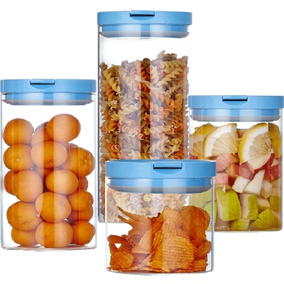 Chinese seal jar glass bottle coffee beans, grains, dry snacks, honey ...