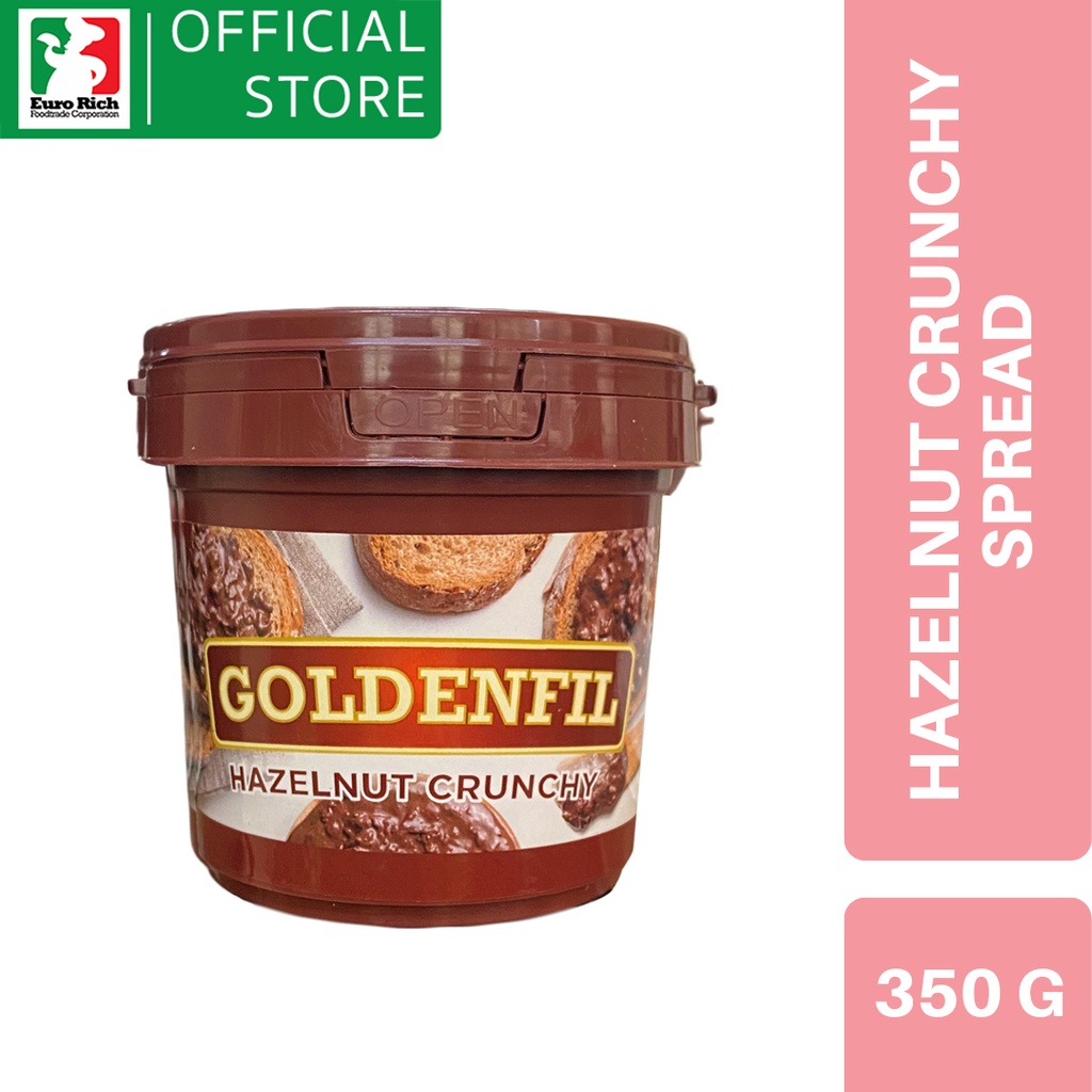 Goldenfil Hazelnut Crunchy Spread 350g | Shopee Philippines