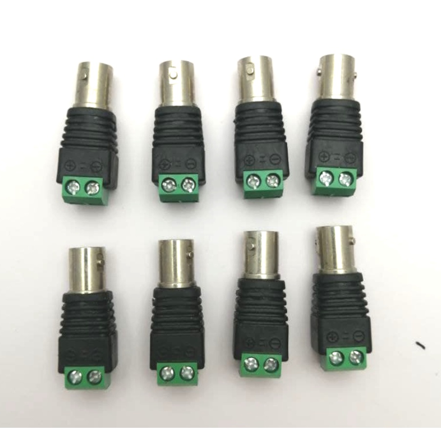 8 pcs CCTV Camera Connector BNC Female Adapter cat5 adapter BNC CAT5 ...