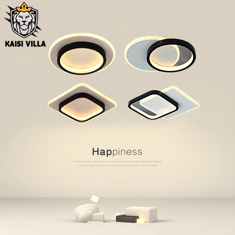 Nordic tricolor corridor ceiling light living room center light modern ...