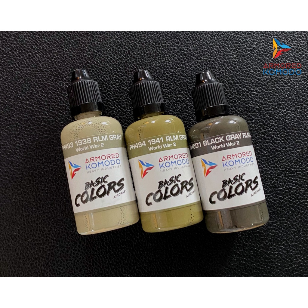 German Luftwaffe WW2 Cockpit and Interior Colors Set of 3 Airbrush ...