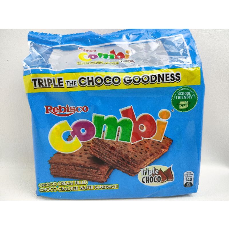 Rebisco Combi Triple Choco 10 x 30g | Shopee Philippines
