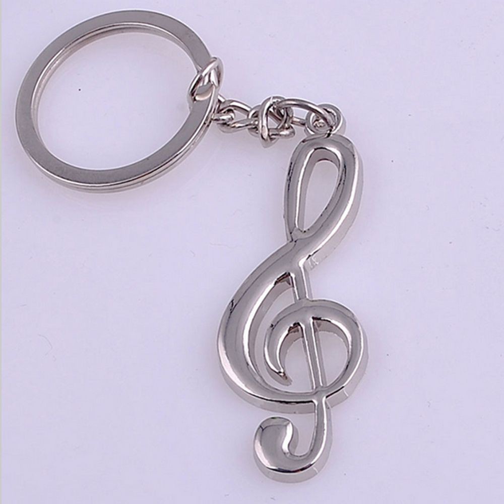 Jewelry Women Men Musical Personality Trinket Keychains Music Symbol ...