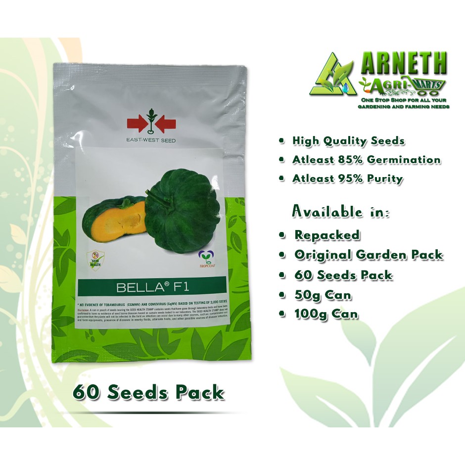 SQUASH BELLA F1 ASENSO PACK BY EAST WEST SEEDS | Shopee Philippines