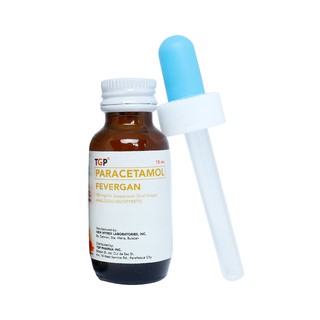 FEVERGAN TGP Paracetamol 100mg 15ml Drops 1 bottle Relief from pain ...