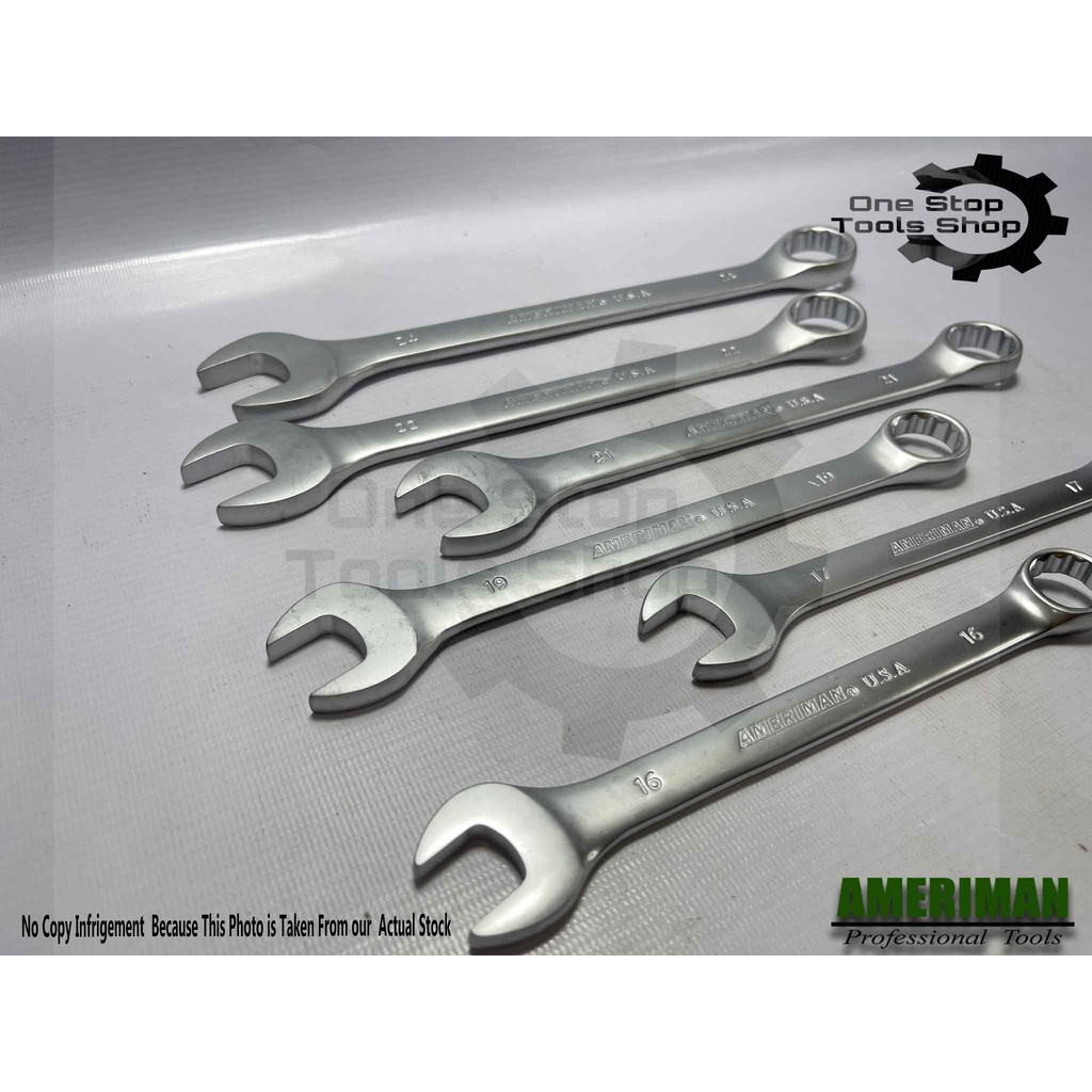 ONE STOP TOOL SHOP Original Ameriman 14 Pcs. Combination Wrench Set ...