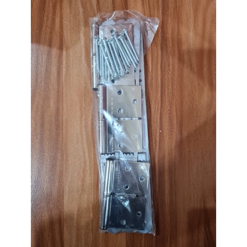 PVC Door Hinges Complete Set Stainless Door Hinge with Screw (per set ...