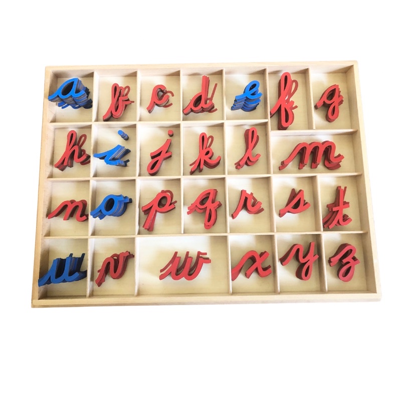 Montessori Moveable Alphabets Cursive | Shopee Philippines