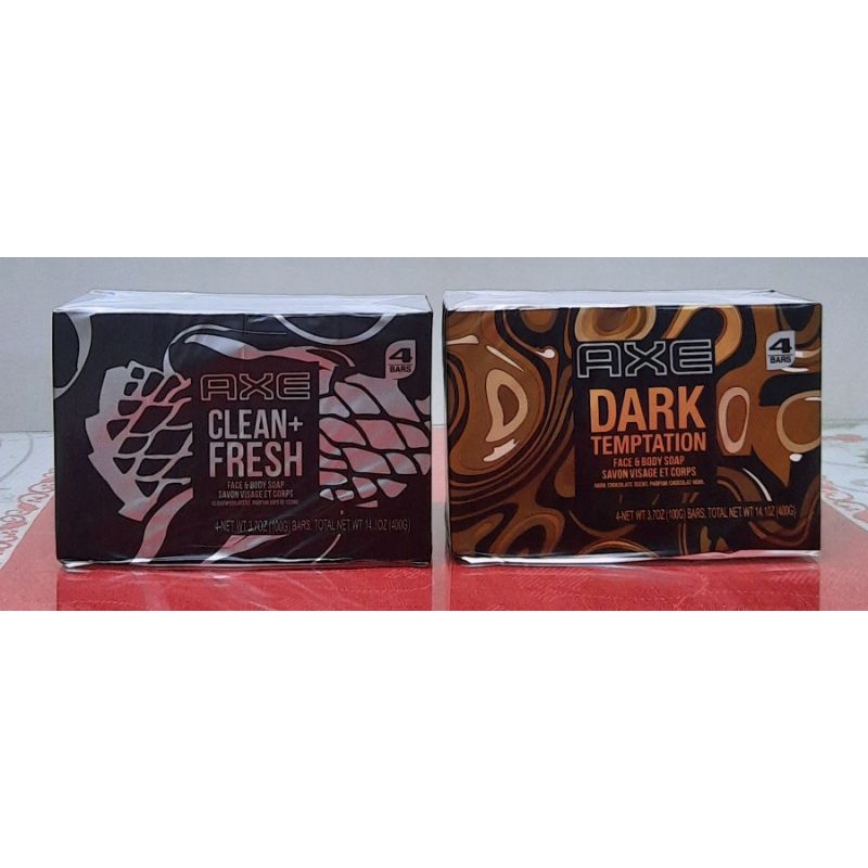 Authentic/Imported AXE Face and Body Soap 100g x 4 bars | Shopee ...
