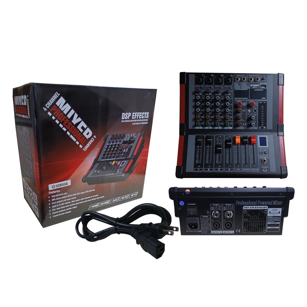 4 Channel Mixer 3 band EQ each channel | Shopee Philippines