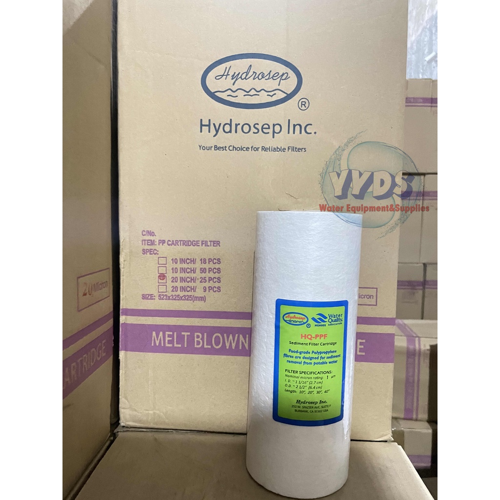 1BOX/18PCS Hydrosep/Hydropure Sediment Filter 10BB 1 Micron/5 Micron ...