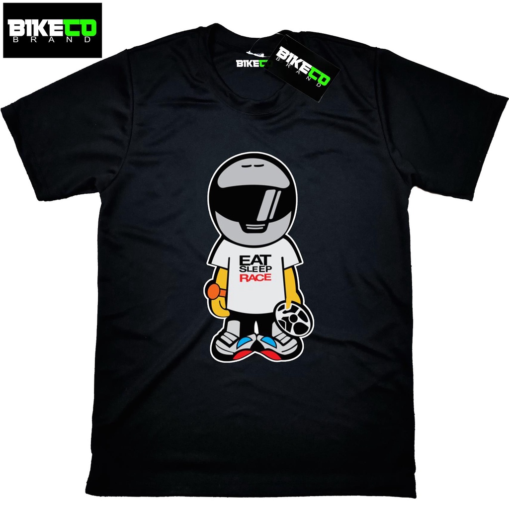 Eat Sleep Race Logo Riding Dri-Fit Shirt | BIKECO Brand Collections ...