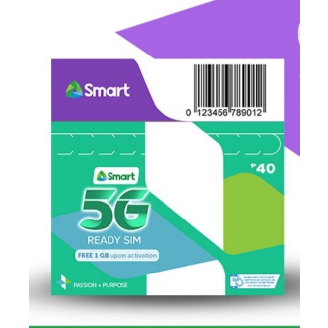 Smart Sim 5G Ready with FREE 1GB upon activation | Shopee Philippines