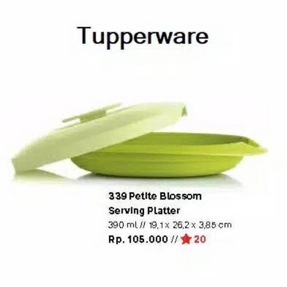 390ML PETITE SERVING PLATTER Food Server Tupperware Serviceware ...