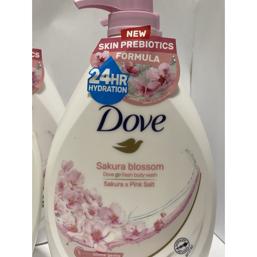 ORIGINAL Dove SAKURA BLOSSOM & PINK SALT No Additives No Paraben No ...