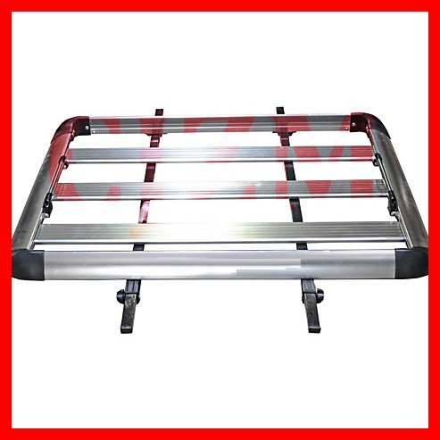 Roof rack universal aluminum top load carrier with crossbar and bracket ...