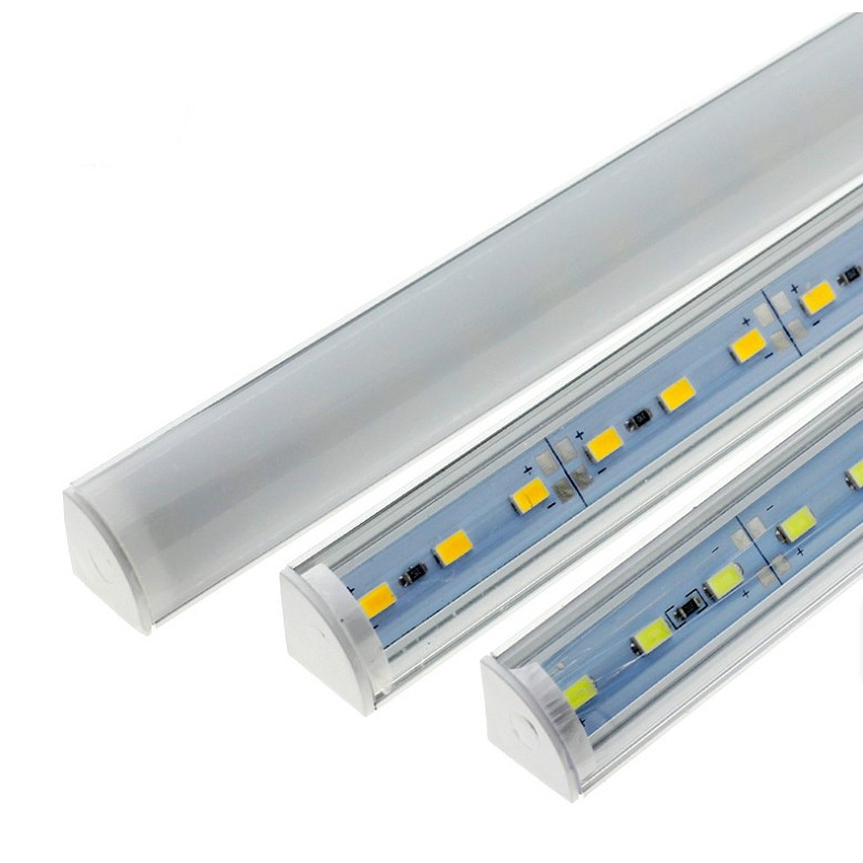5Pcs/lot Wall Corner LED Bar Light DC 12V 50cm SMD 5730 Rigid LED Strip ...