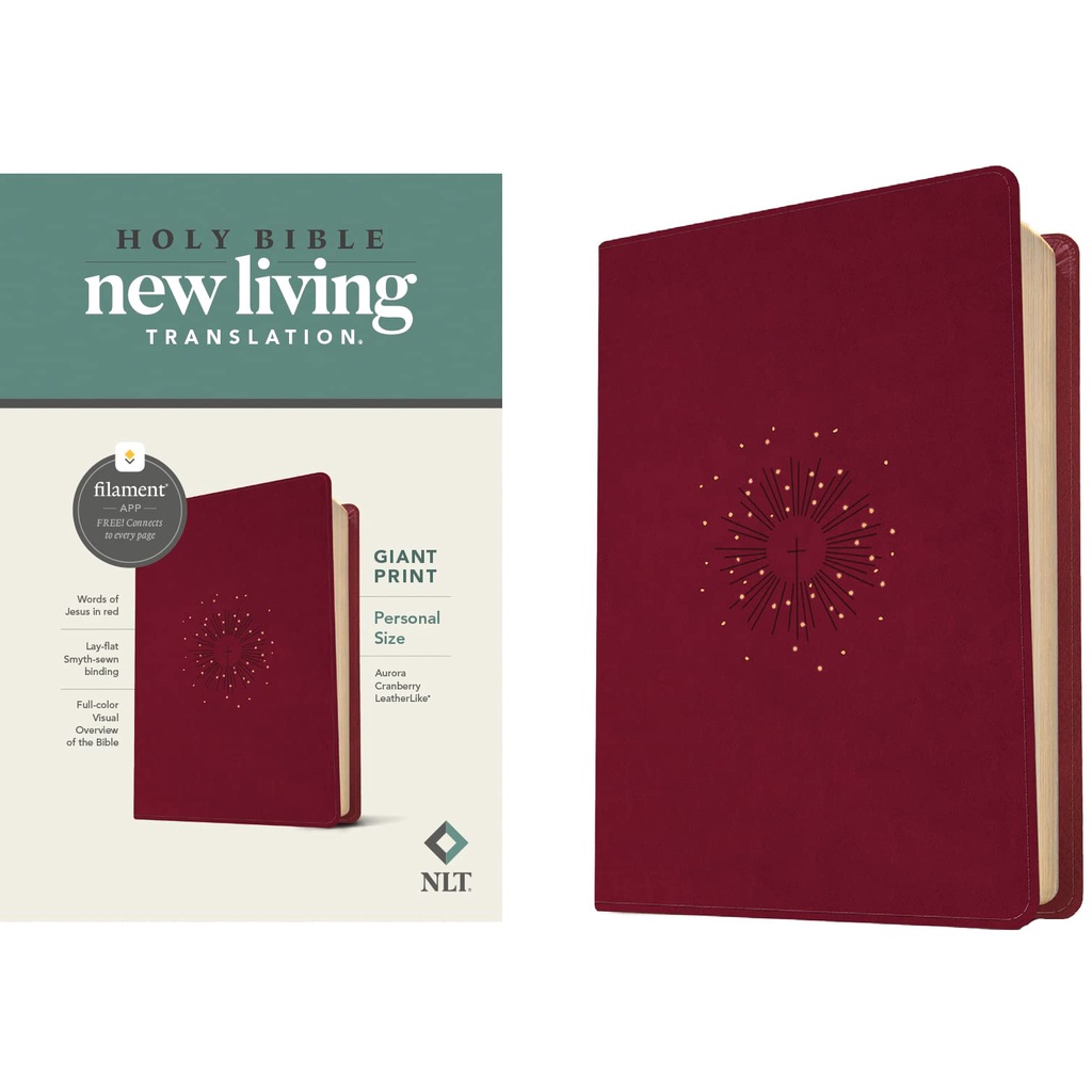 NLT Personal-Size Giant-Print Bible, Filament Enabled Edition-- Soft ...