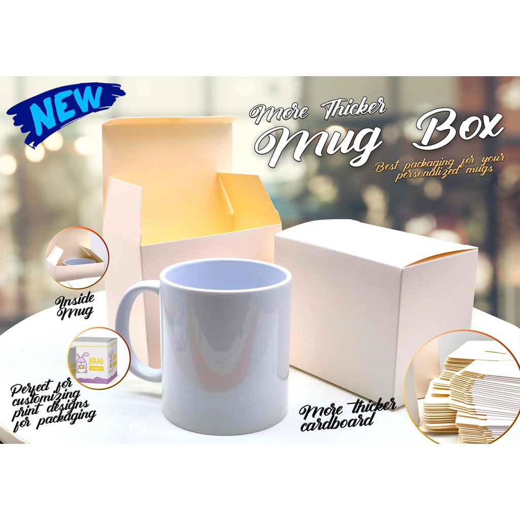 Mug Box Thick (10 pieces / 50 pieces) | Shopee Philippines