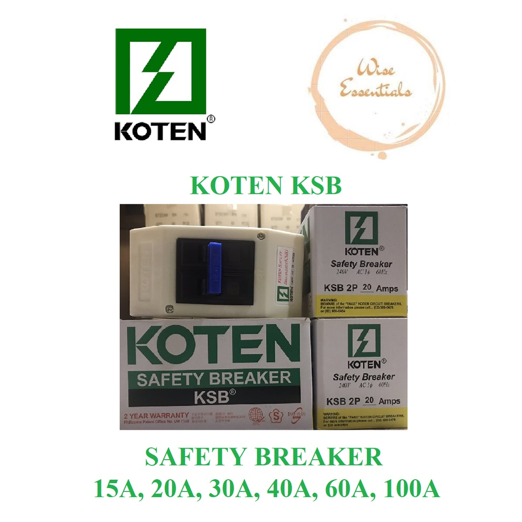 KOTEN KSB Safety Breaker | Shopee Philippines