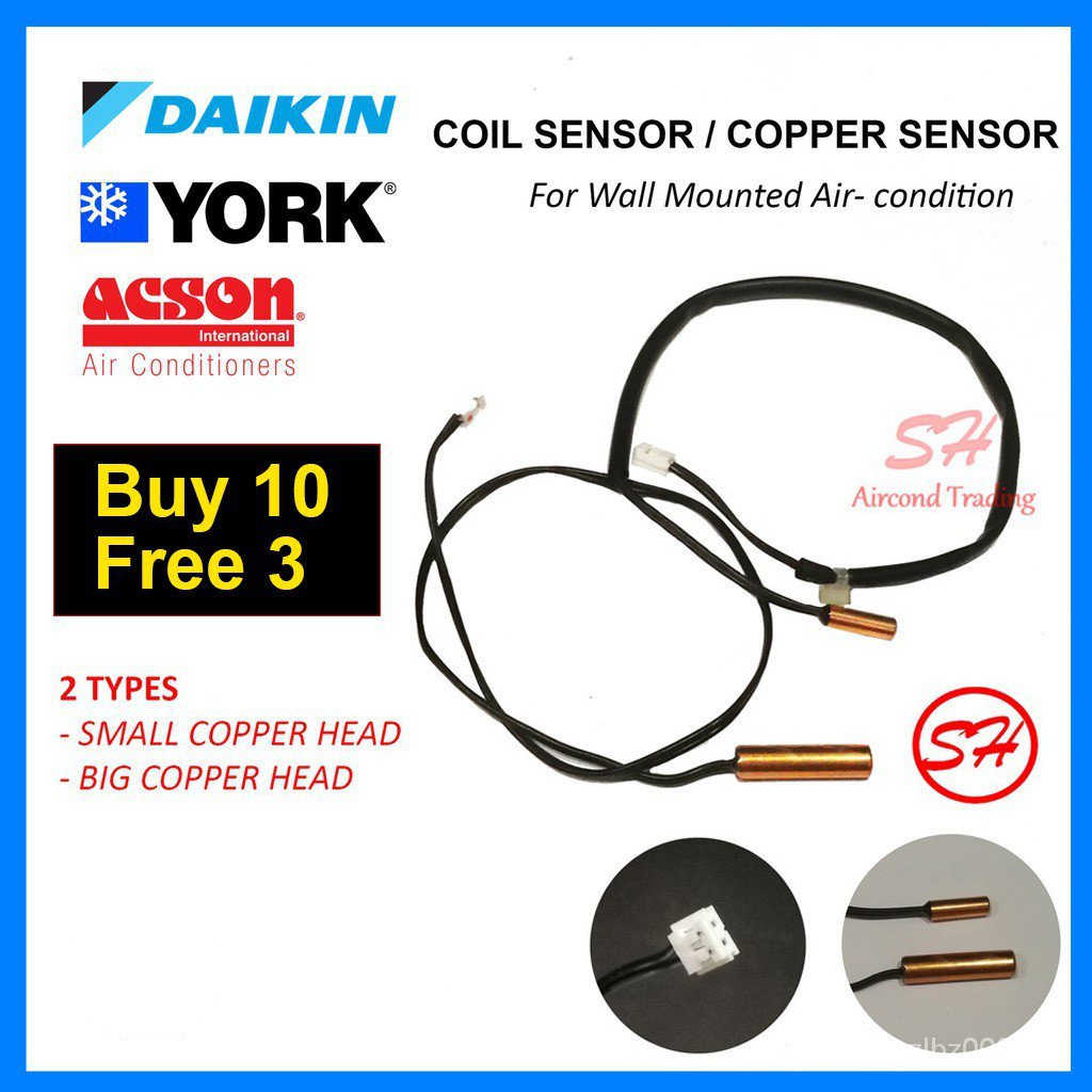 DAIKIN/ACSON/YORK COIL SENSOR/COPPER COIL WALL MOUNTED AIRCOND FR1G ...