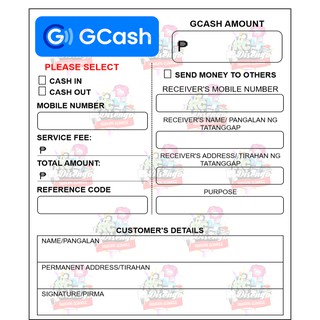 4 PADS PERSONALIZED TRANSACTIONS SLIPS FOR BILLS PAYMENT/GCASH ...