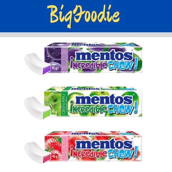 [BFD] Mentos Incredible Chew Candy 45gm | Shopee Philippines