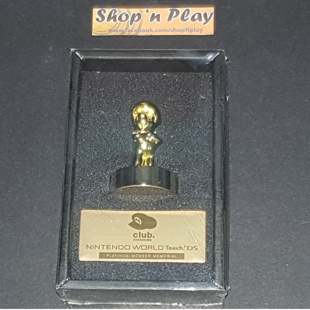 Club Nintendo Japan Super Mario Gold Statue Figure | Shopee Philippines