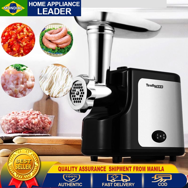 electric meat grinder kitchen food processors Small household stainless ...