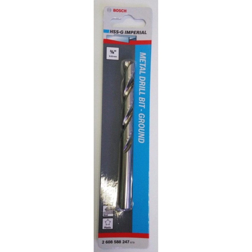 BOSCH HSS-G METAL DRILL BIT GROUND 10mm (3/8) 2 608 588 247 | Shopee ...