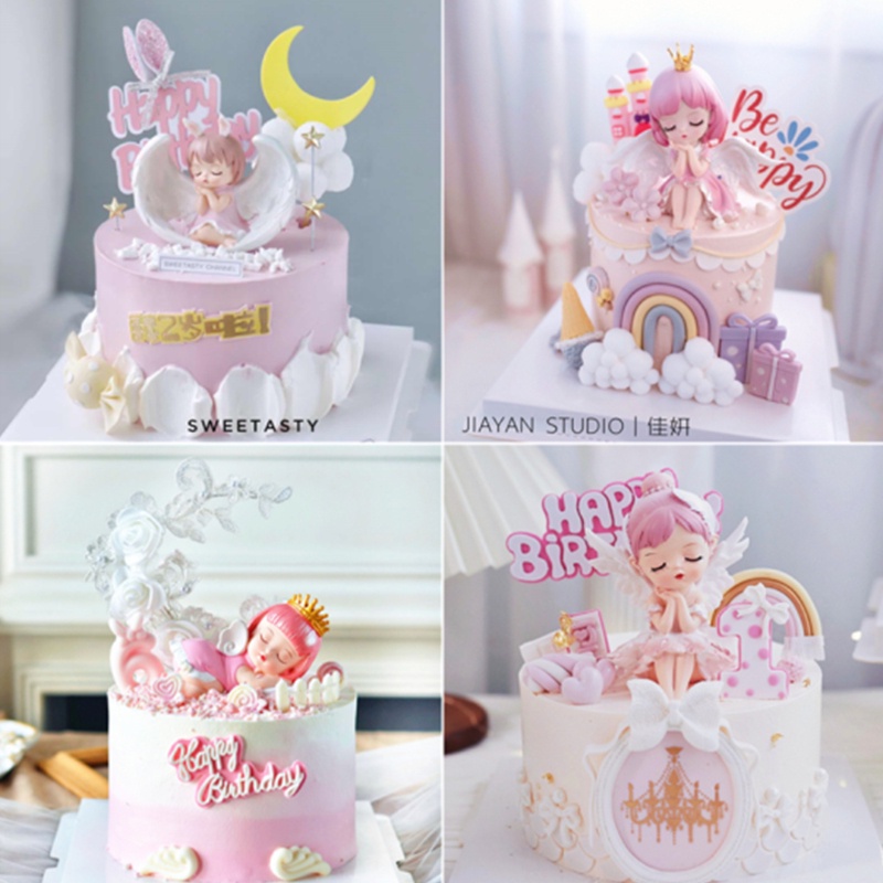 Cute Angel Princess Cake Decorating Girl Doll Princess Anne Cake ...