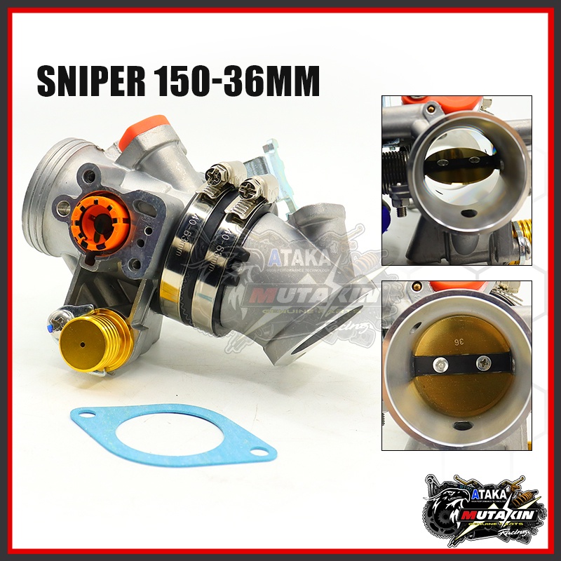 ATAKA Racing Dual Injector Throttle Body Sniper 150 Single Injector ...