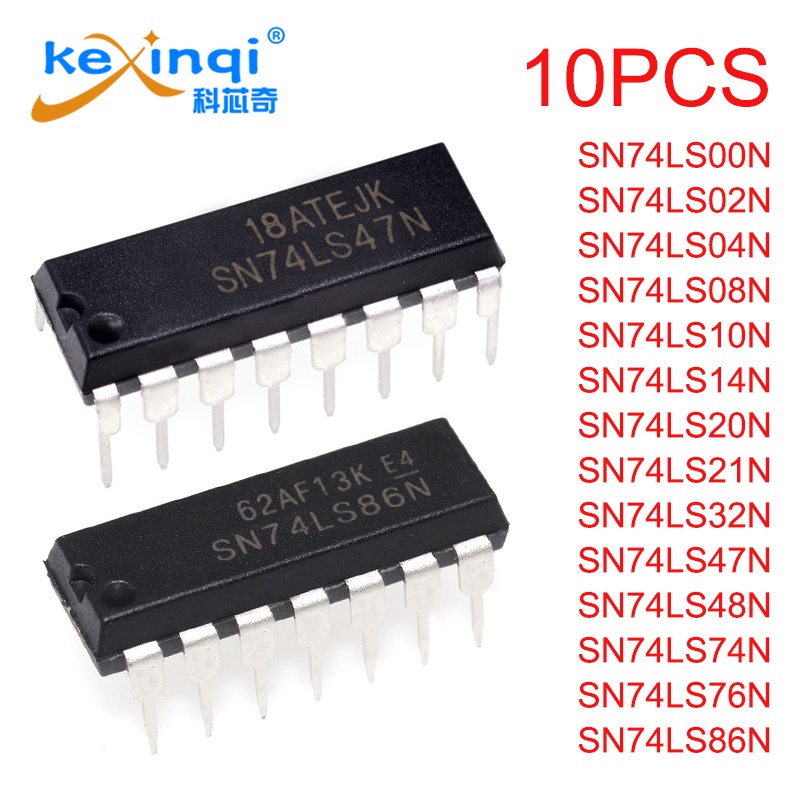 5PCS 74LS00 74LS02 74LS04 74LS08 74LS10 74LS14 74LS20 74LS21 74LS32 74LS47 74LS48 74LS74 74LS76 ...