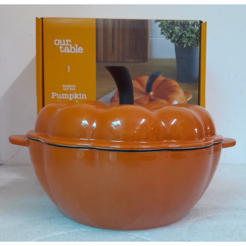 Our Table 2 qt. Enameled Cast Iron Dutch Oven in Pumpkin | Shopee ...