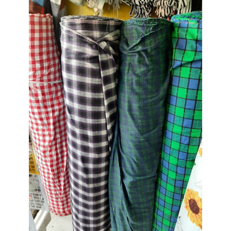 Cotton Pranella Checkered Fabrics | Shopee Philippines