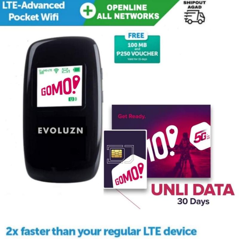 Smartbro Pocket Wifi Openline 4g LTE to smart rocketsim,Globe,Gomo sim ...