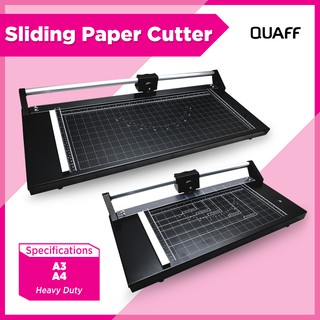 QUAFF Paper Cutter Wood // Metal Base [A3 // A4 // A5 // B4] | Shopee ...