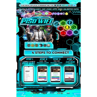 Piso Wifi Tarpaulin LPB 4 Different Designs READ DISCRIPTION BELOW ...