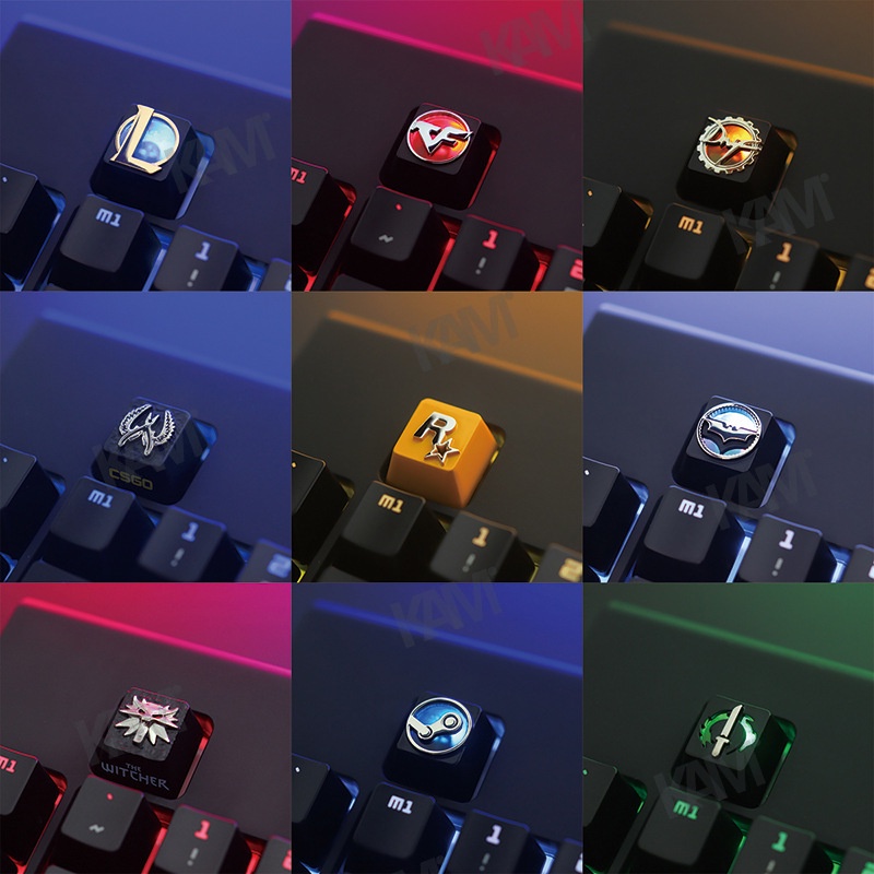 Kam 3D Embossed Backlit Aluminum Metal Keycaps Captain America CSGO ...