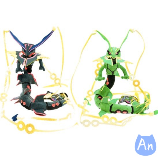 80cm Pokemon Cartoon plush XY Mega Rayquaza Toy Omega Ruby Rayquaza ...