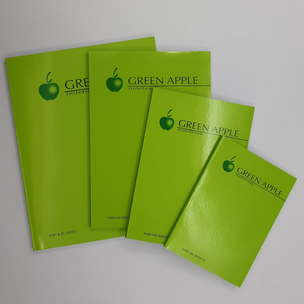 Green Appled Padded Notebooks (Regular Sized) | Shopee Philippines