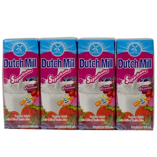 Dutch Mill UHT Yoghurt Drink Superfruits with 4 Mixed Berries Juice ...