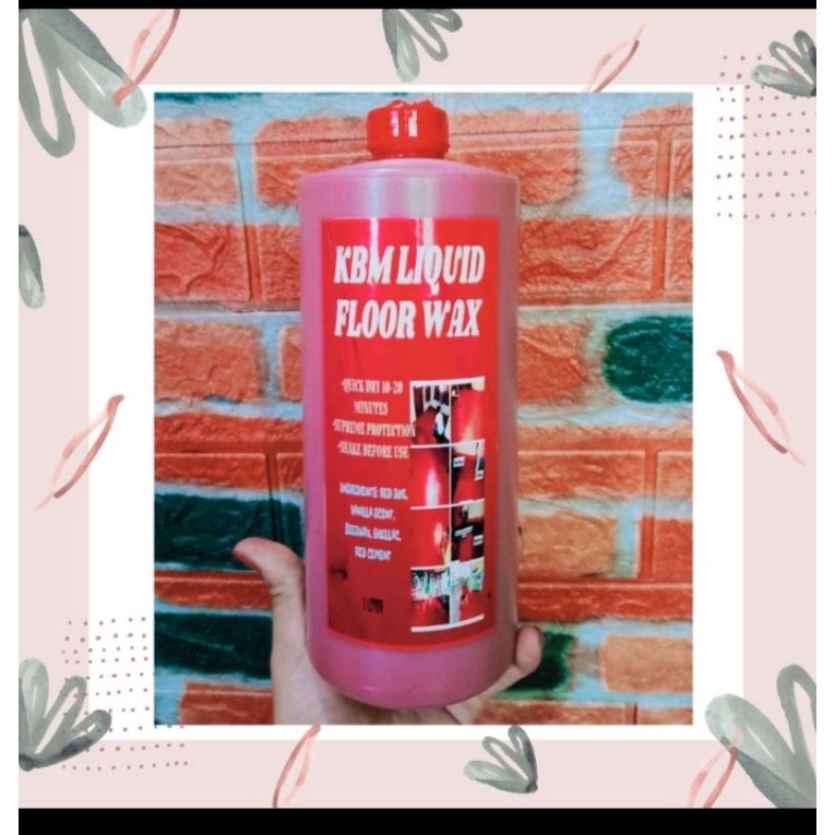 KBM LIQUID FLOORWAX 1LITER | Shopee Philippines