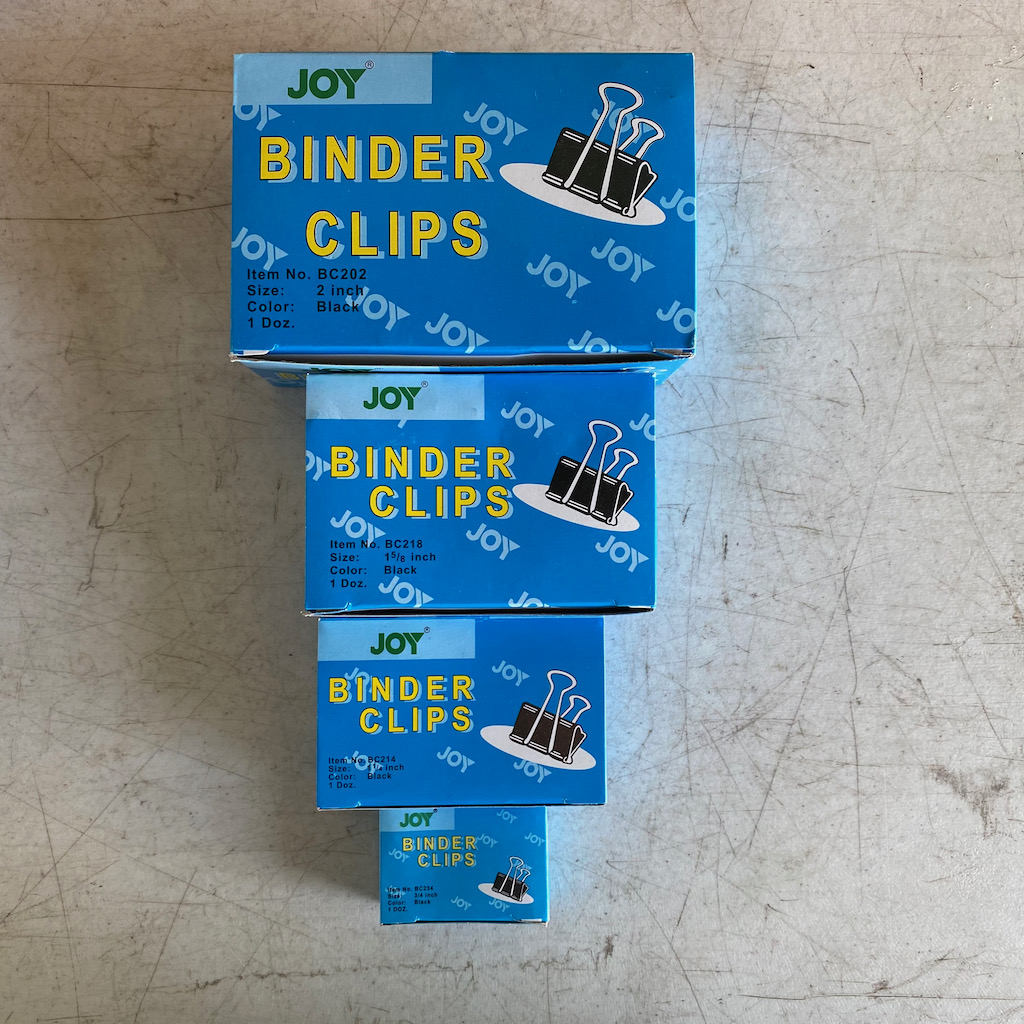 Joy Binder Clips | Alle Karle | Shopee Philippines