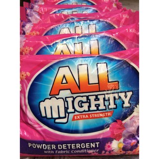 All Mighty Clean Detergent Powder Floral Blossom with Fabcon - Powder ...