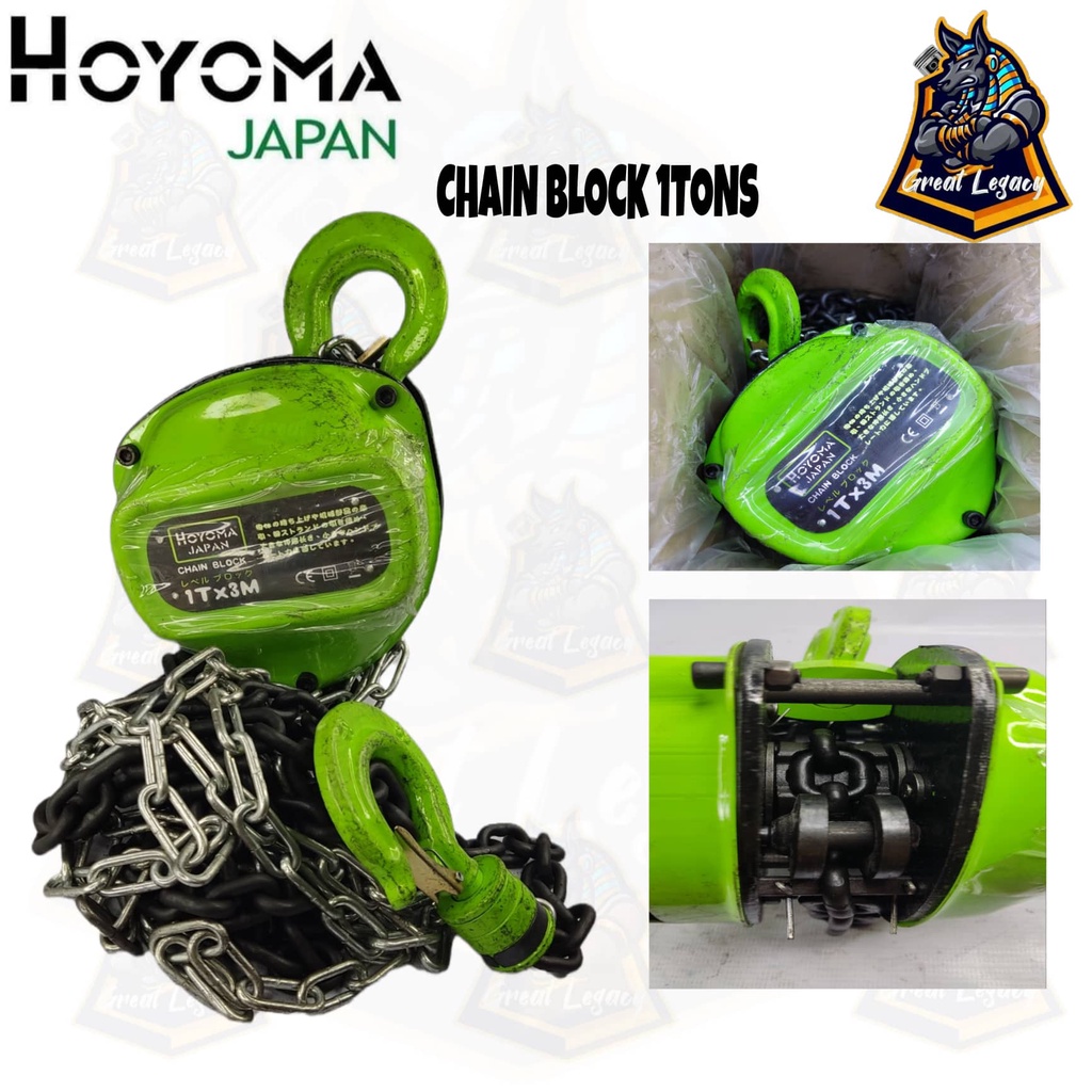 Original Hoyoma Japan 1 Ton Chain Block | Shopee Philippines