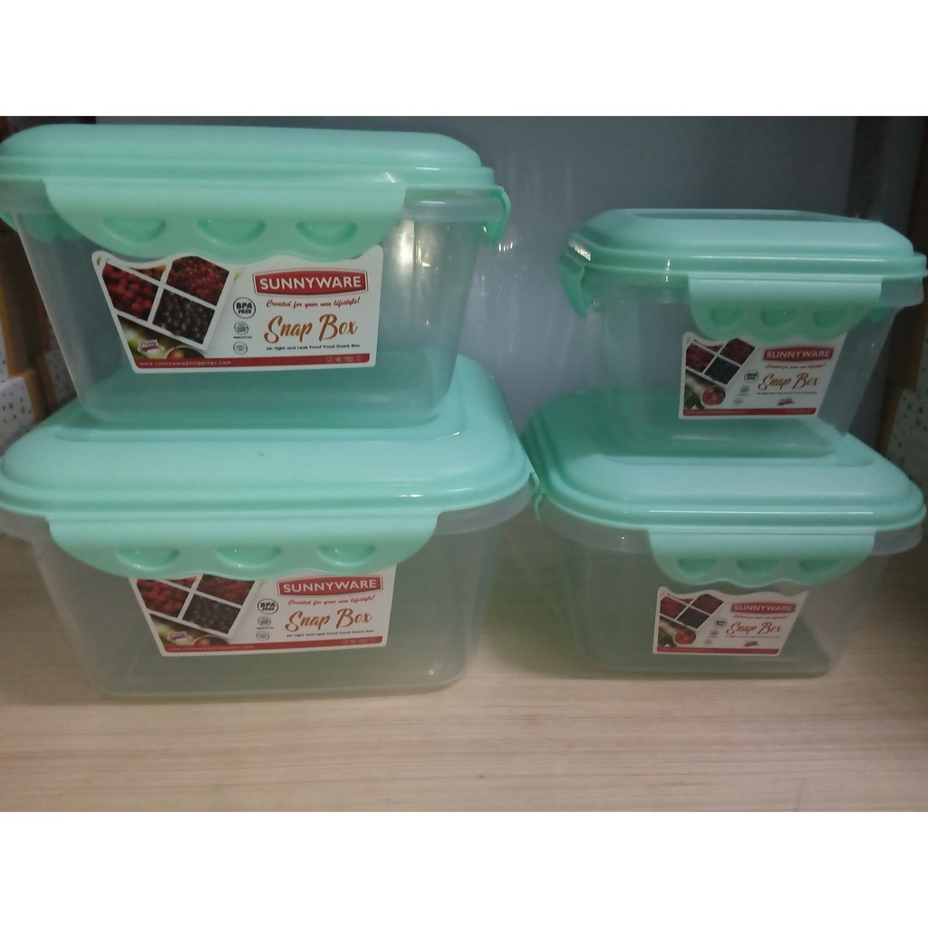 Sunnyware Snap Box Food Container/Food Keeper/Lunch Box/800ml/1400ml ...