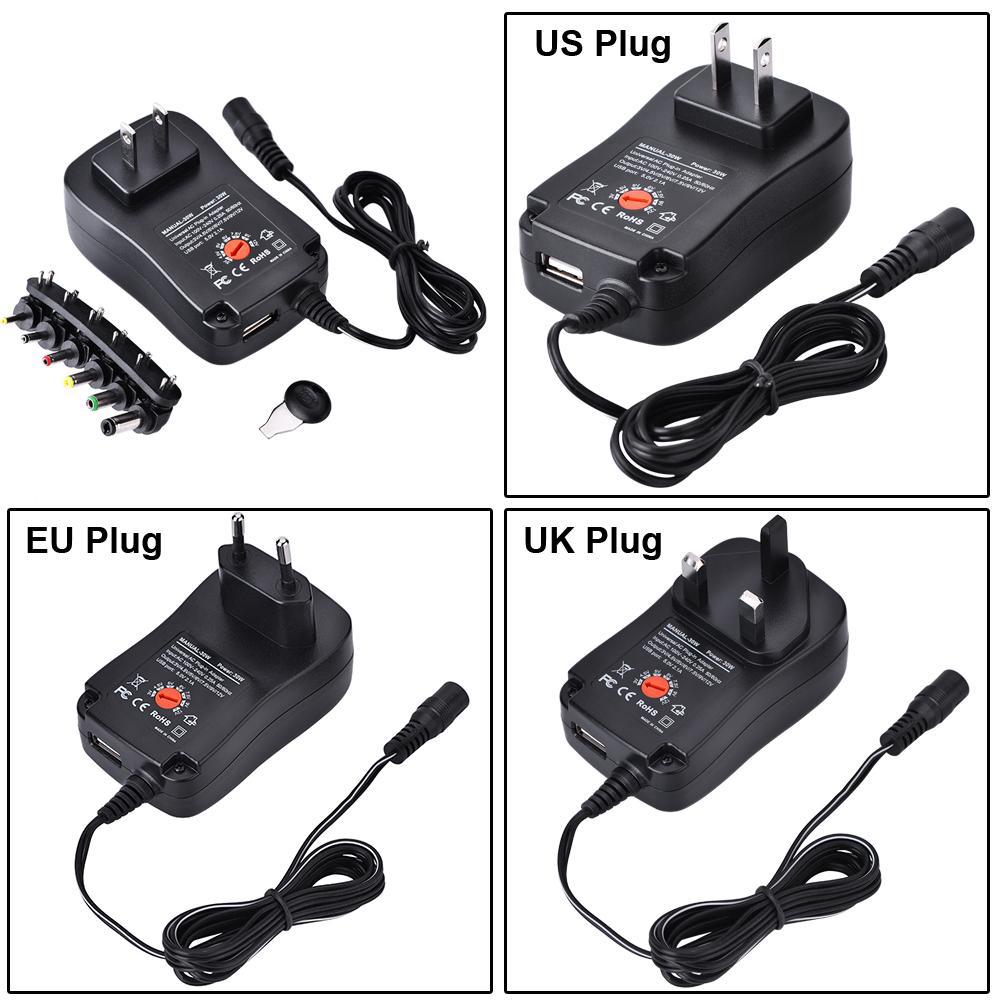 [READY STOCK] Universal AC/DC Power Adapter Supply 5V 2.1A USB Port 6 ...