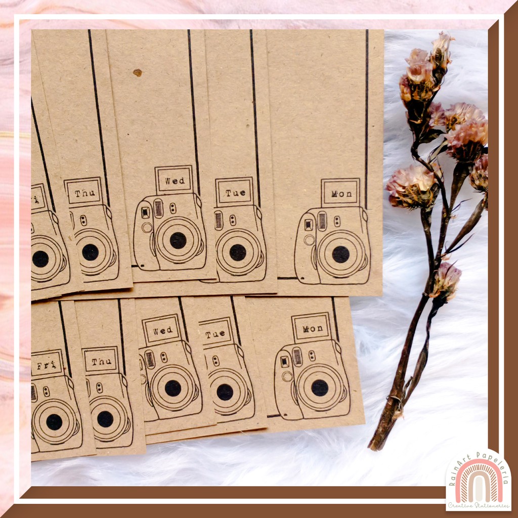 Weekly Kraft Writable Instax for Bujo/ Bullet Journal | Shopee Philippines
