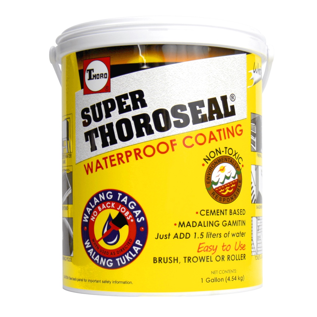 Super Thoroseal Cementitious Waterproofing (White/Gray) | Shopee ...